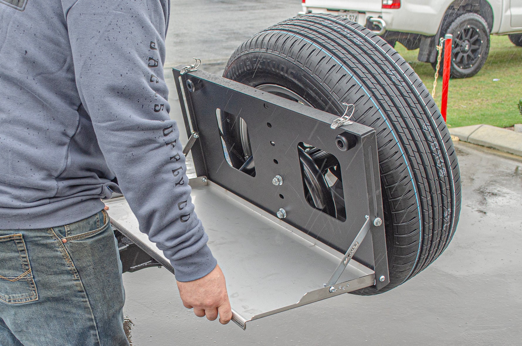 Mirack Fold-Up Table Attachment: Conquer Camping & Road Trips