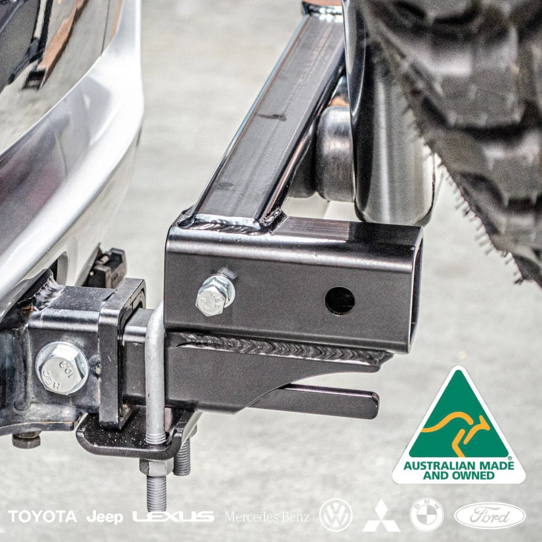 SWINGING SPARE WHEEL CARRIER | GEN4 | 2T TOWING – Mirack